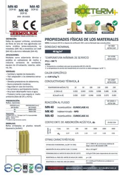 Fichas técnicas – TERMOLAN ES
